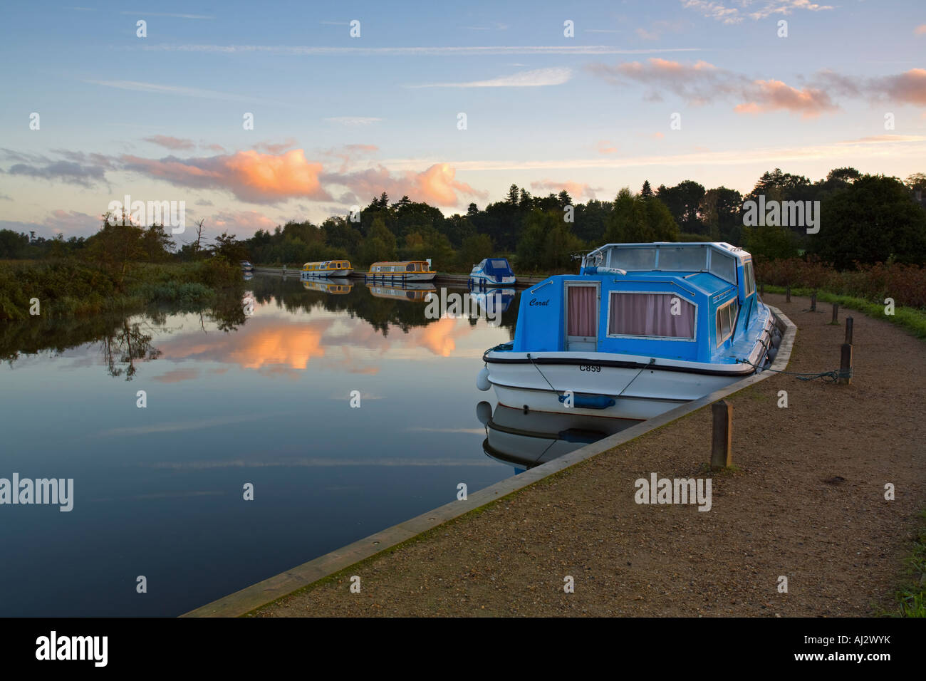 River Ant at How Hill in the Norfolk Broads UK Stock Photo - Alamy