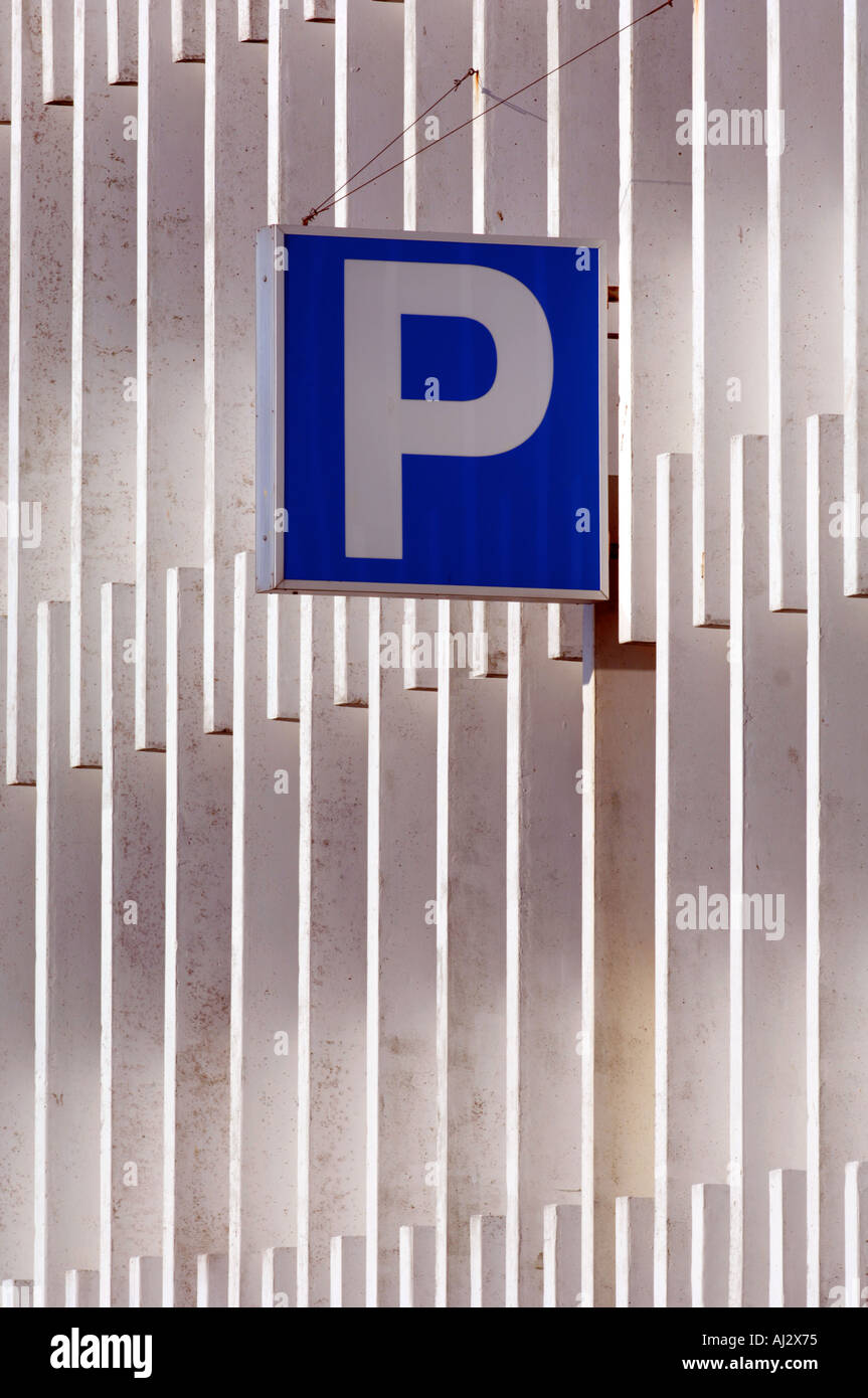 Car park sign on a multistorey car park England UK Stock Photo - Alamy