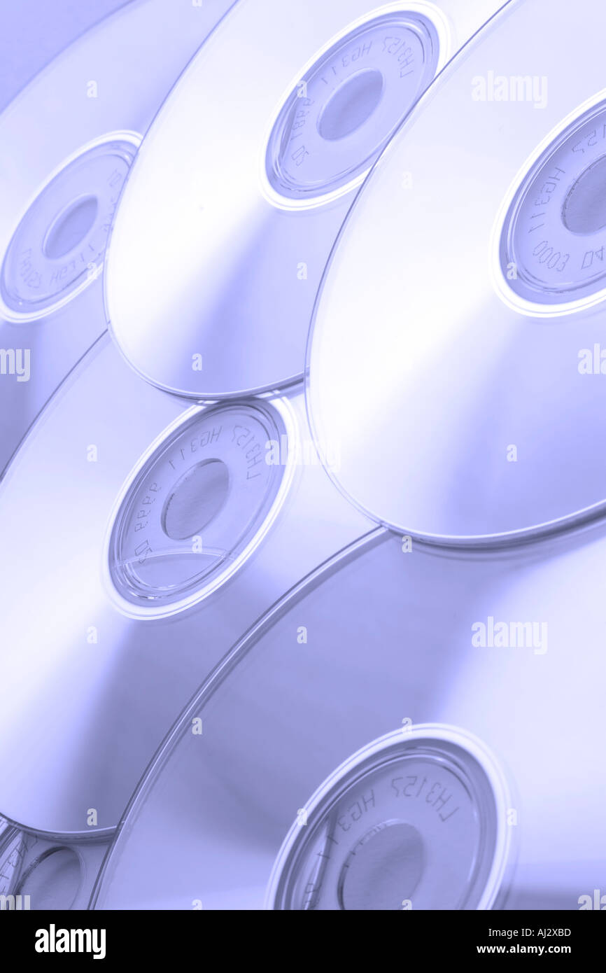 Collage of compact disks Stock Photo - Alamy