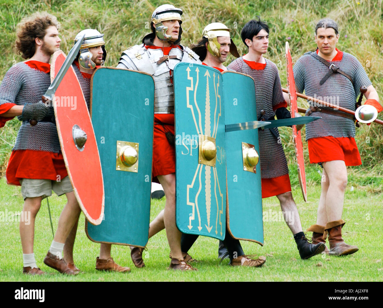 Roman soldiers hi-res stock photography and images - Alamy
