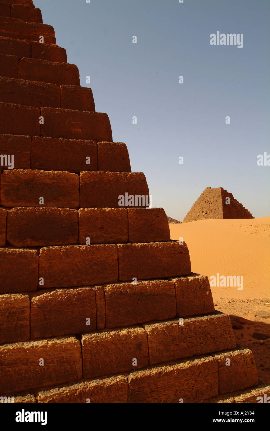 Meroe northern pyramids Stock Photo - Alamy