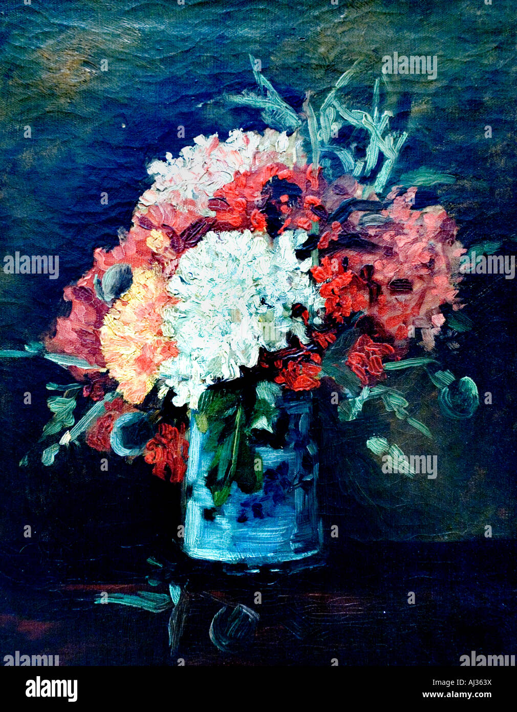 Vincent van Gogh 1853–1890 Dutch Netherlands Vase with carnations 1886 ...