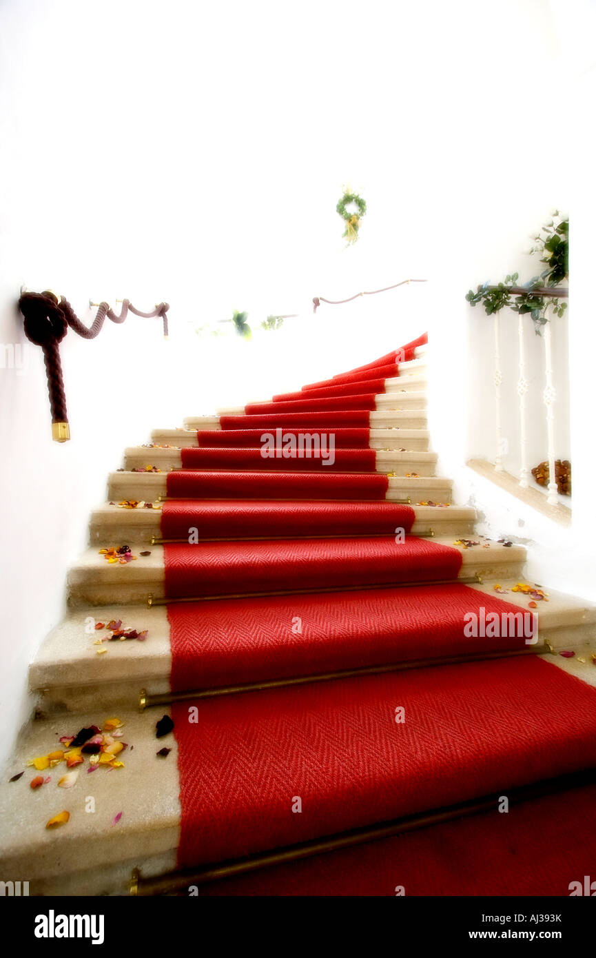 stairs in castle Stock Photo - Alamy