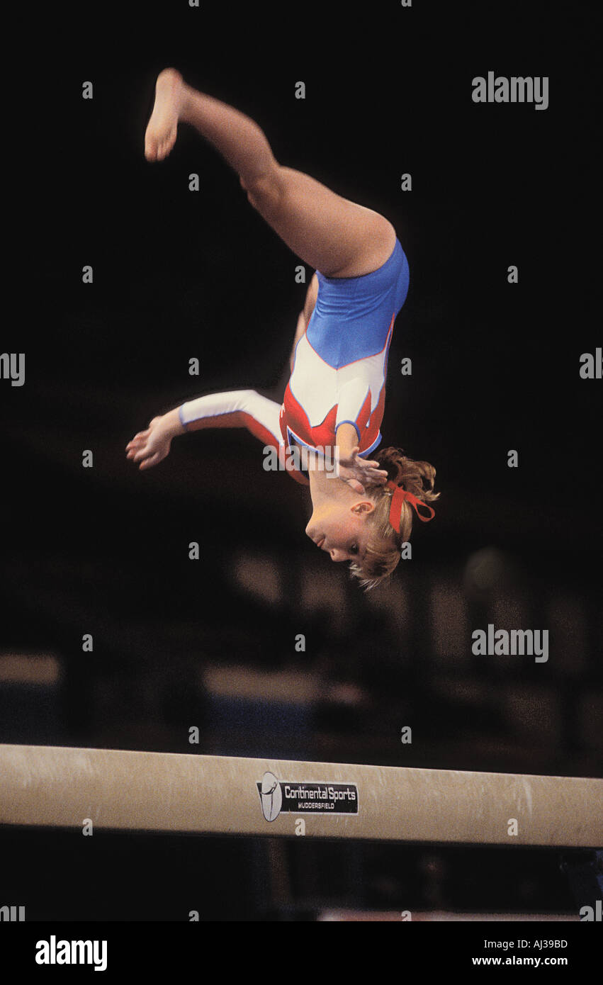 Somersault gymnast hi-res stock photography and images - Alamy