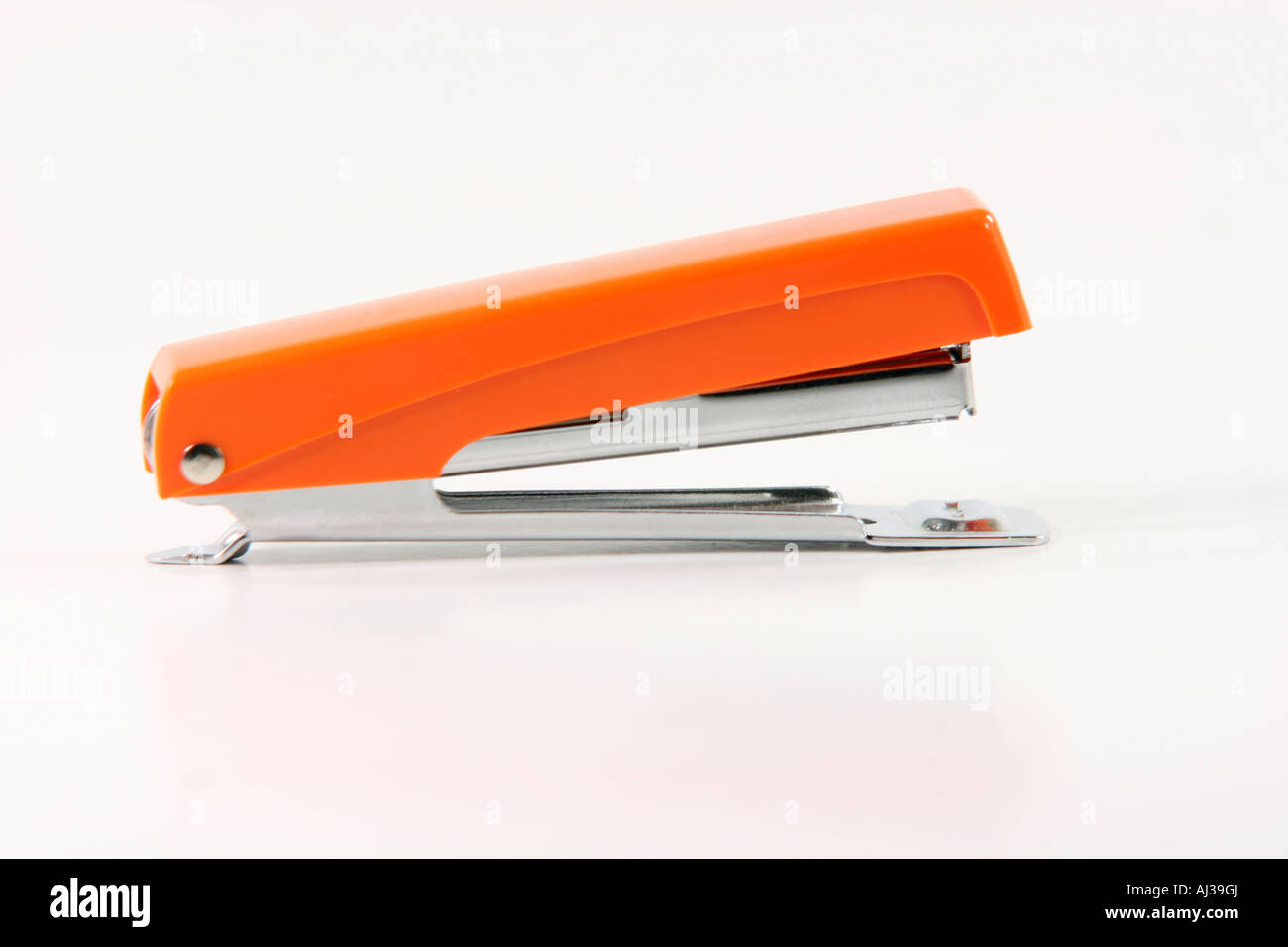office tools stationary stapler in white background Stock Photo - Alamy