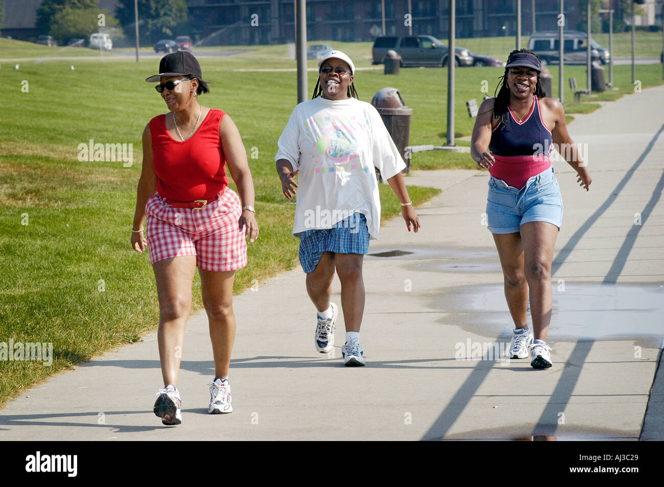 Obese females walking hi-res stock photography and images - Alamy