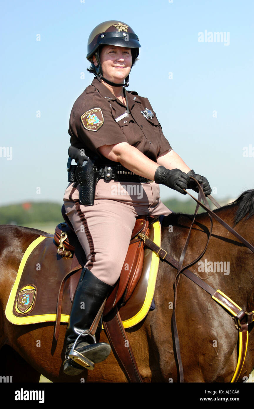 Female Law Enforcement sheriff Officer Stock Photo - Alamy