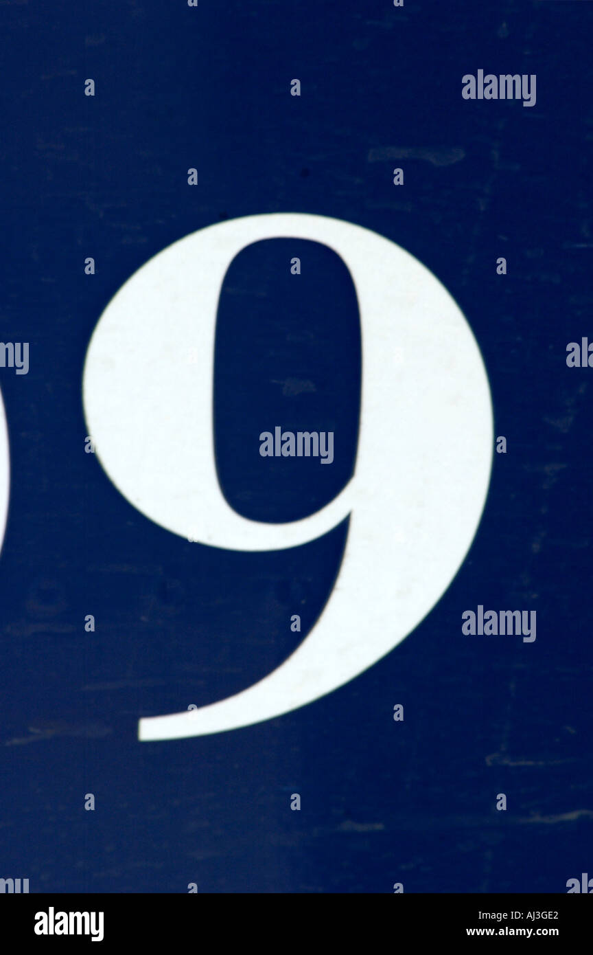 Number 9 hi-res stock photography and images - Alamy