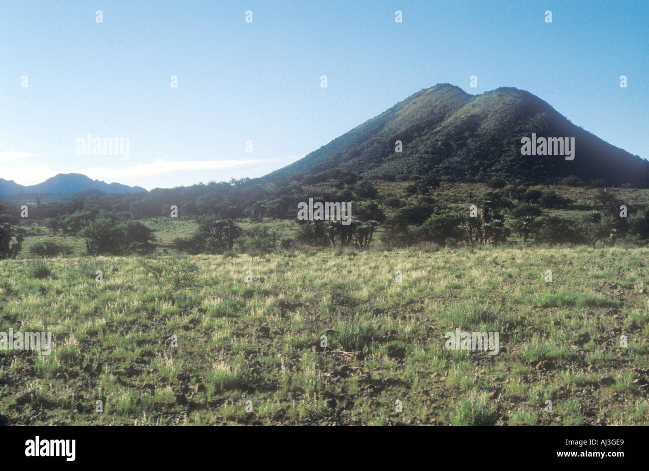 Dead volcano at central Argentina Stock Photo - Alamy