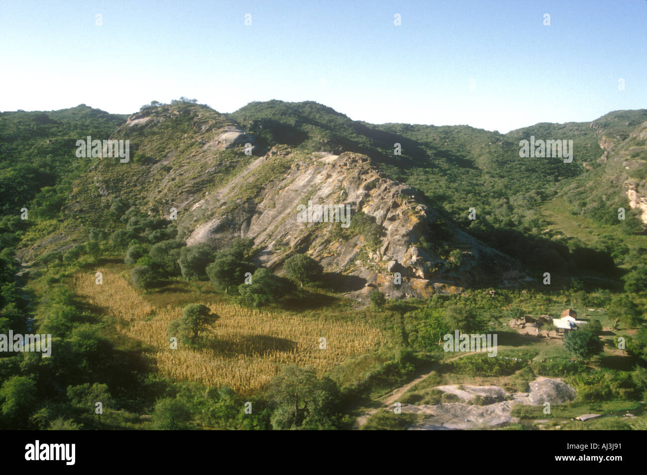 Cerro Colorado at central Argentina Stock Photo - Alamy