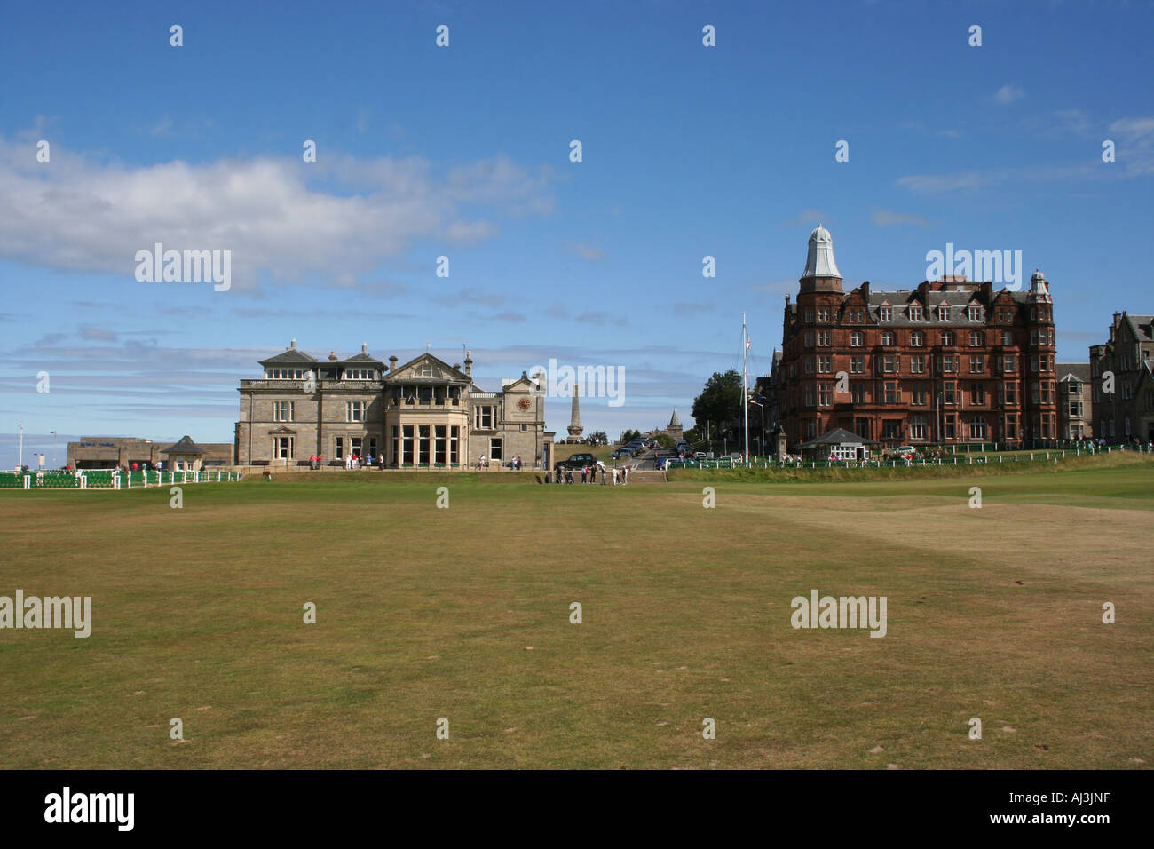 Royal and ancient clubhouse St Andrews from old course golf St Andrews ...