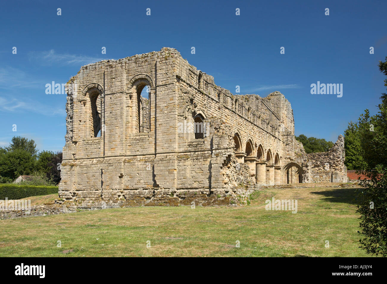 Buildwas Abbey Cistercian Abbey Shropshire England Stock Photo - Alamy