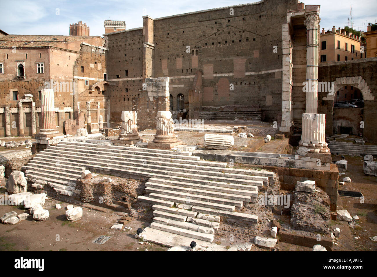 Rome and augustus temple hi-res stock photography and images - Alamy
