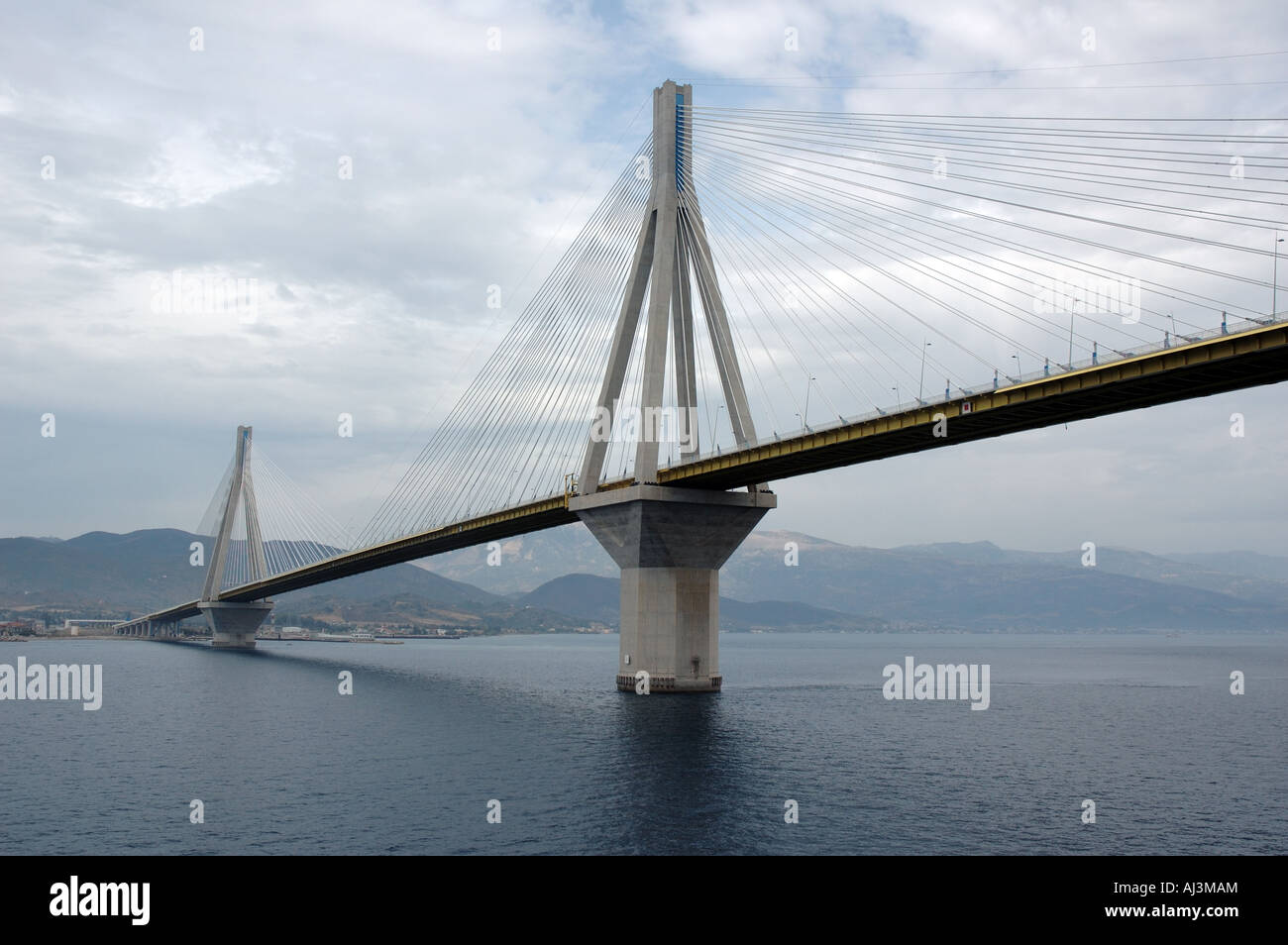Rio-Antirio bridge, Greece Stock Photo - Alamy