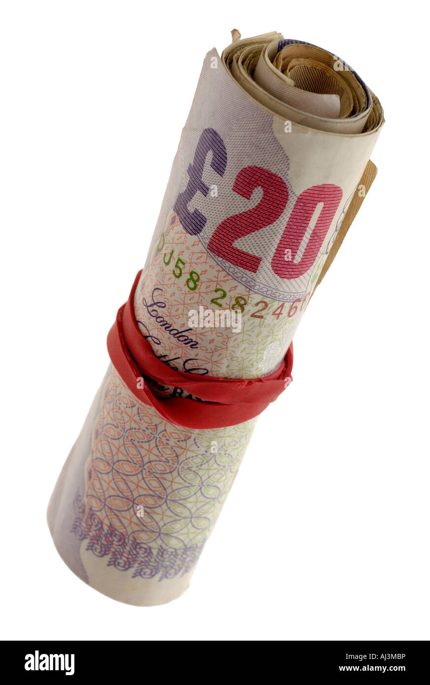 20 pound notes background Cut Out Stock Images & Pictures - Alamy