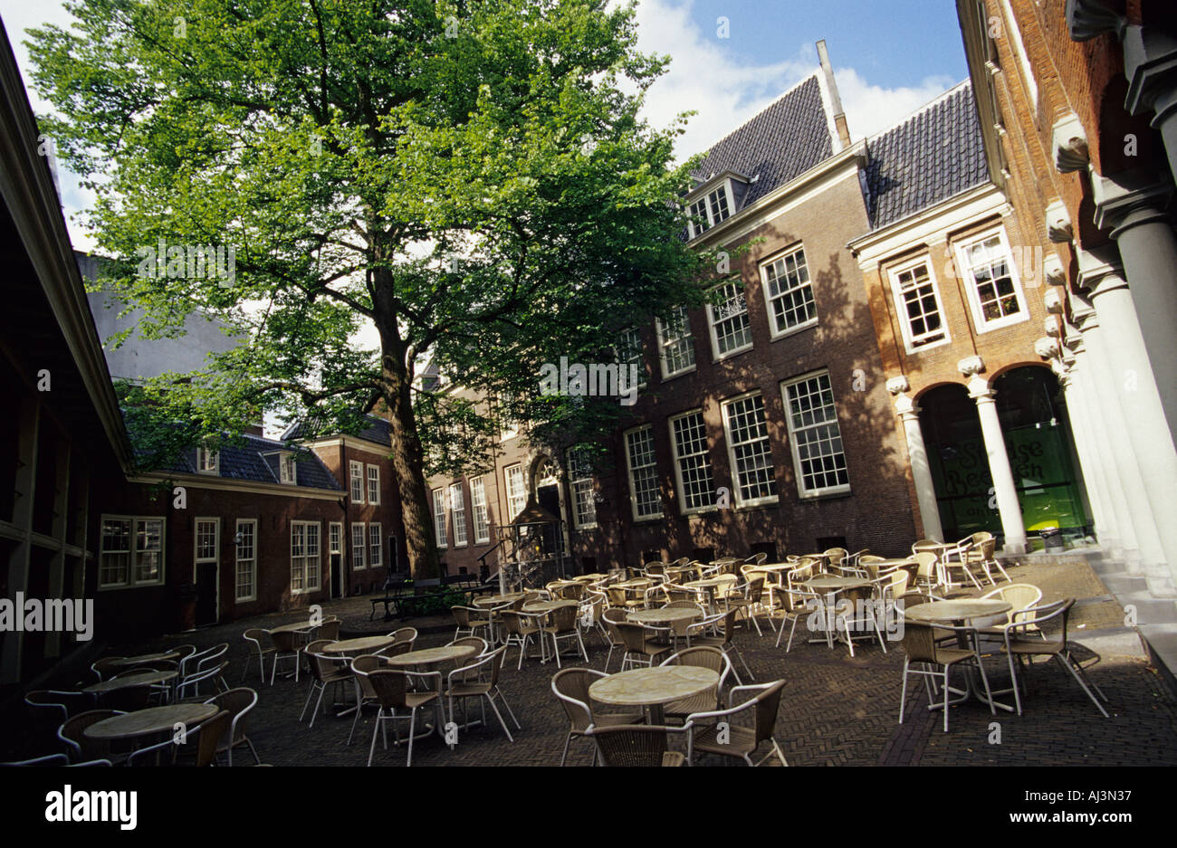 Café at Amsterdams Historisch Museum, Netherlands Stock Photo - Alamy