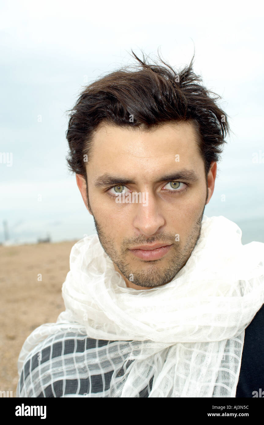 moody handsome man looking at camera Stock Photo - Alamy
