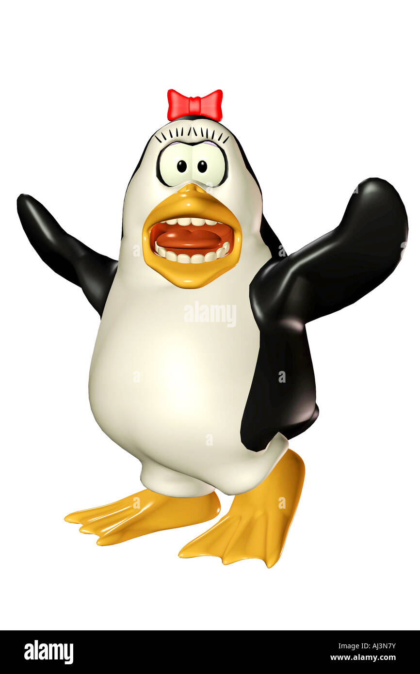 Screaming Penguin High Resolution Stock Photography and Images - Alamy