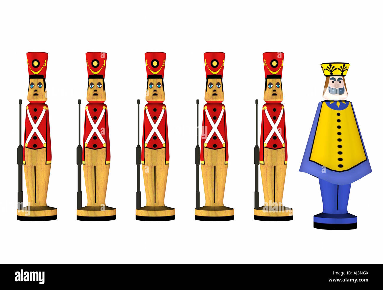 Wood toy soldiers hi-res stock photography and images - Alamy