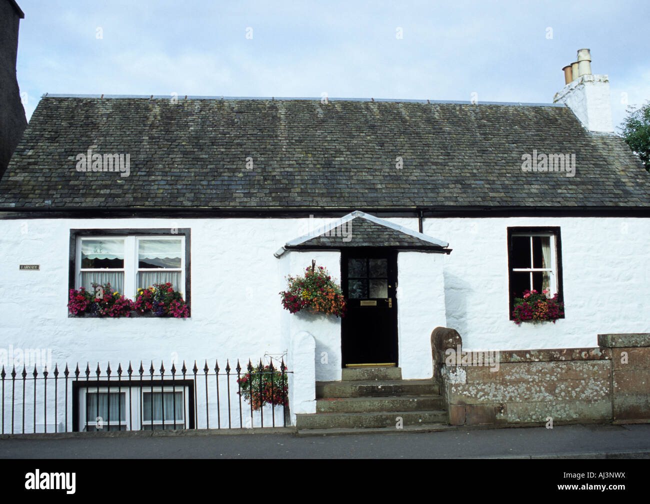 Pretty House At Comrie,Perthshire,Scotland Stock Photo - Alamy