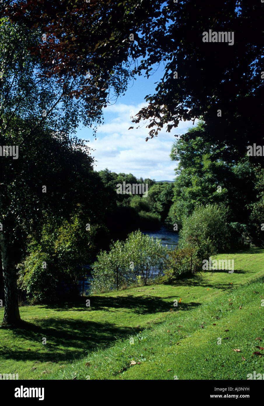 River Earn At Comrie,Perthshire,Scotland Stock Photo - Alamy
