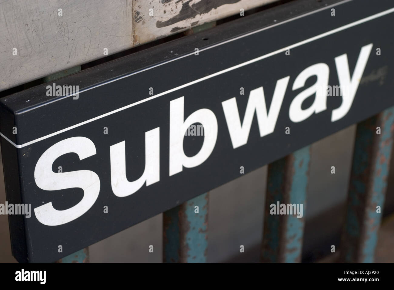 NYC subway sign Stock Photo - Alamy