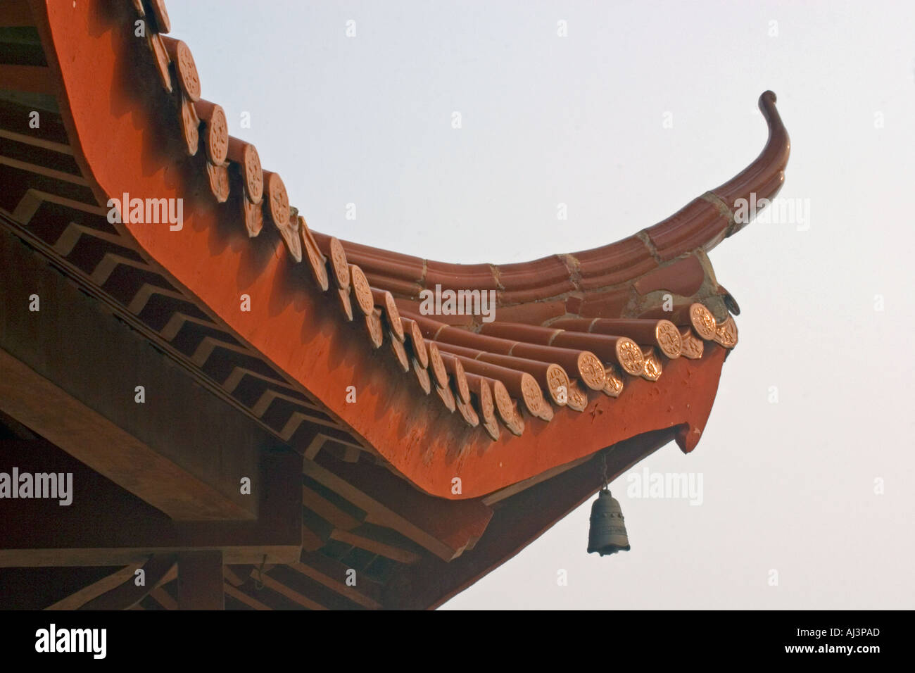 The roofline of a Chinese pavilion Stock Photo - Alamy