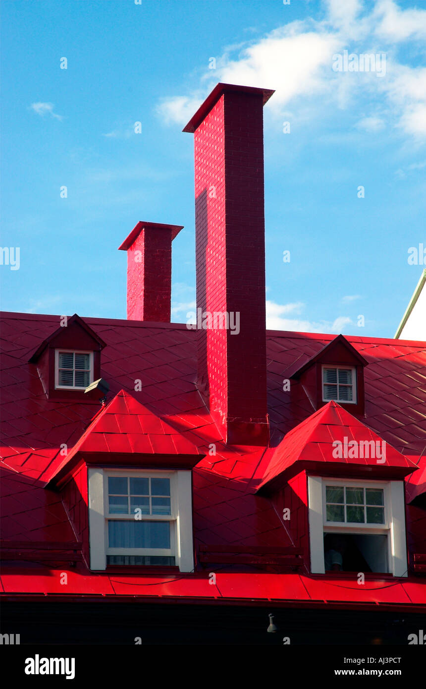 Detail red roof on restaurant hi-res stock photography and images - Alamy