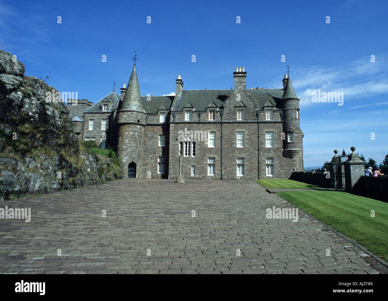 Drummond Castle And Gardens in Crieff Perthshire Scotland Uk Stock ...