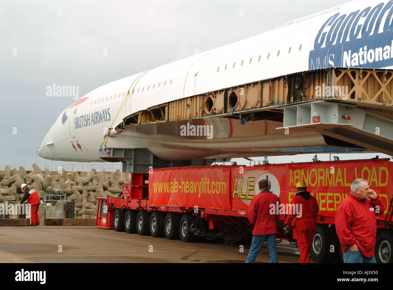 G BOAA Concorde arrives in Torness retiring to the Museum of flight ...