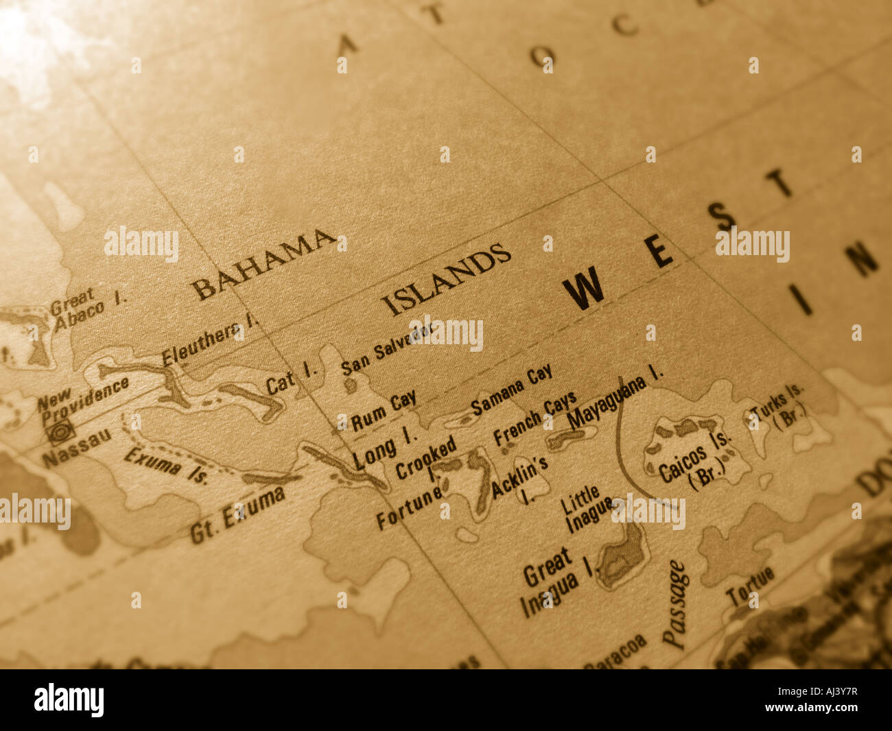 Bahamas Map High Resolution Stock Photography and Images - Alamy