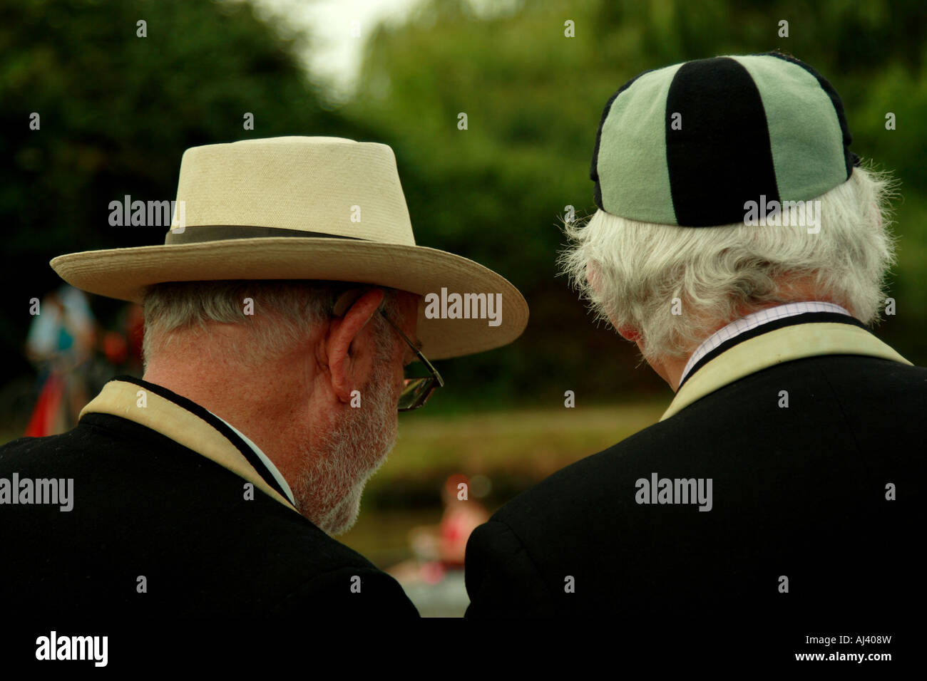 Old boys at the Cambridge University May Bumps, 2007 Stock Photo - Alamy