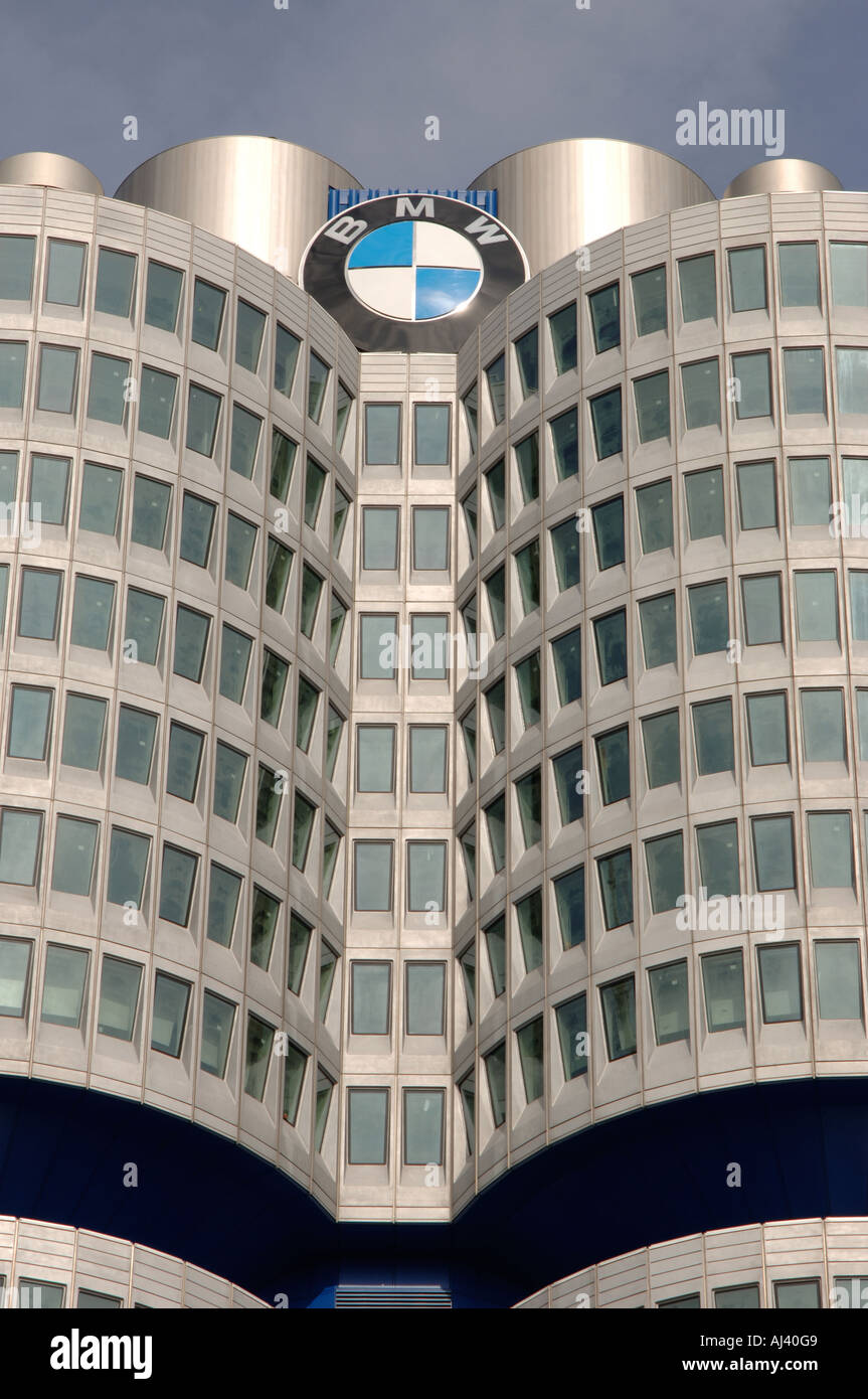 BMW HQ Four Cylinder Building Stock Photo - Alamy