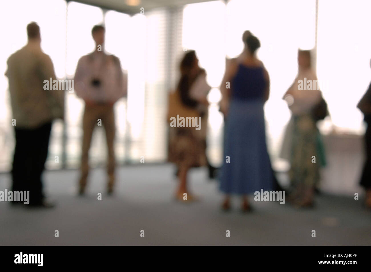 group of people out of focus and silhouetted Stock Photo - Alamy