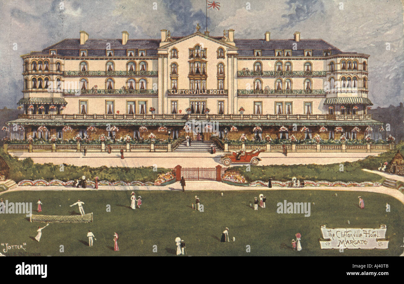 Picture postcard of The Cliftonville Hotel, Margate, Kent, postally ...