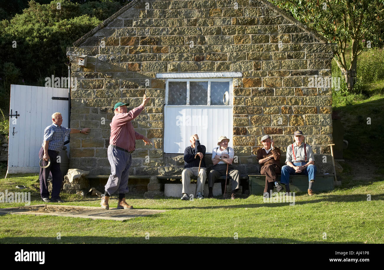 Metal rope or rubber quoits hi-res stock photography and images - Alamy
