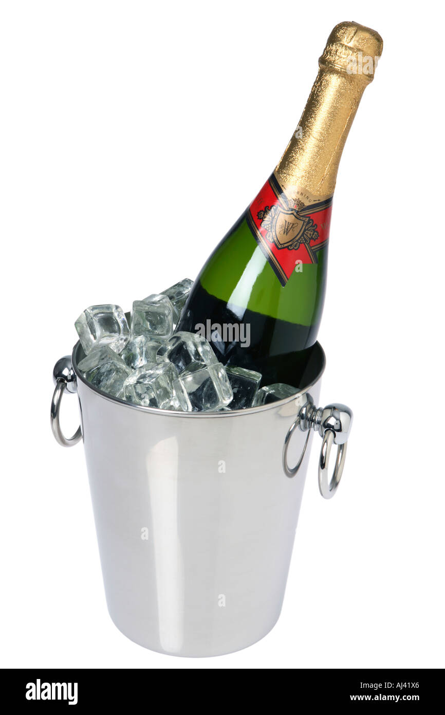 Champagne on Ice Stock Photo - Alamy