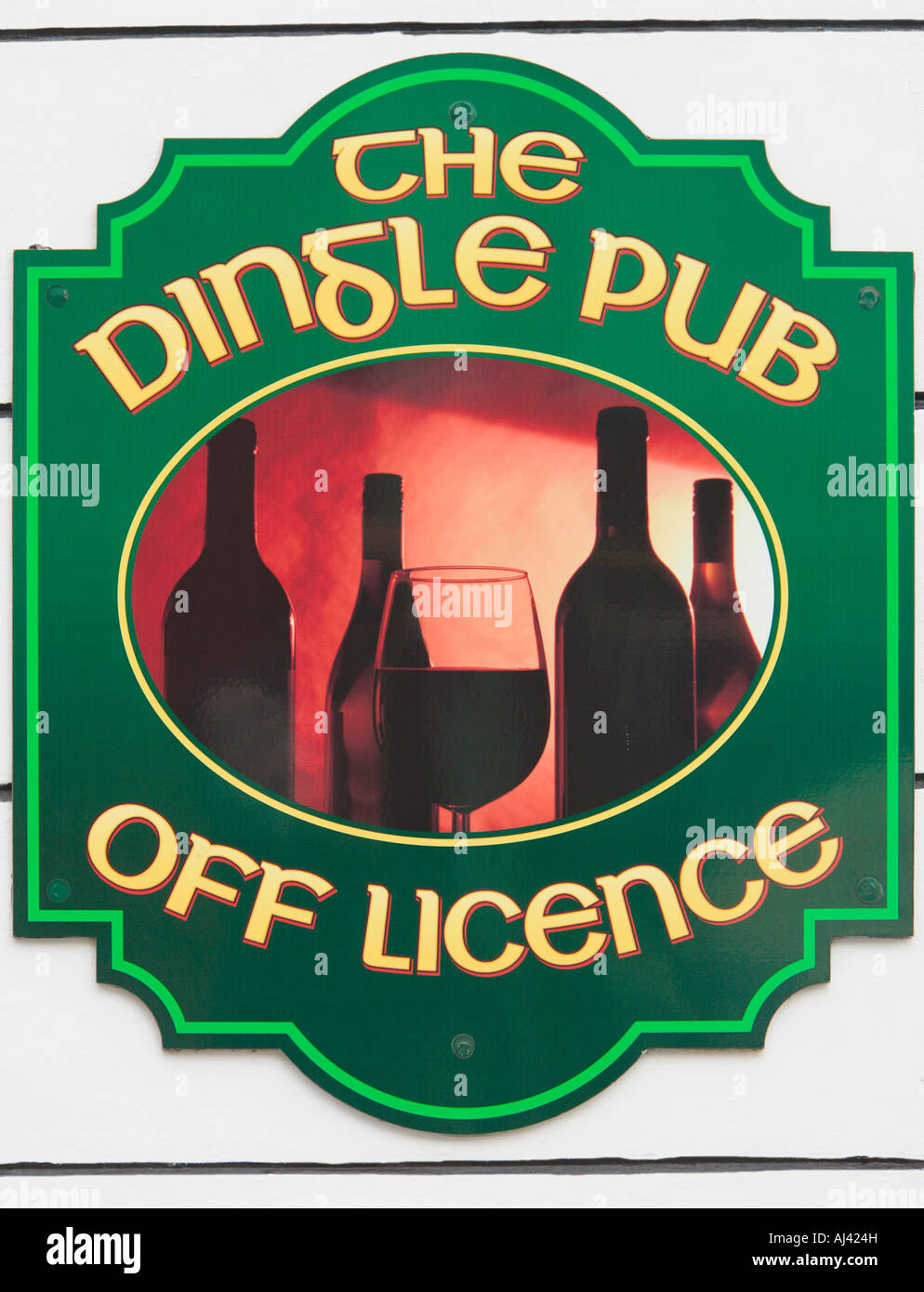 The Dingle Pub Off Licence sign Dingle Dingle Peninsula County Kerry ...
