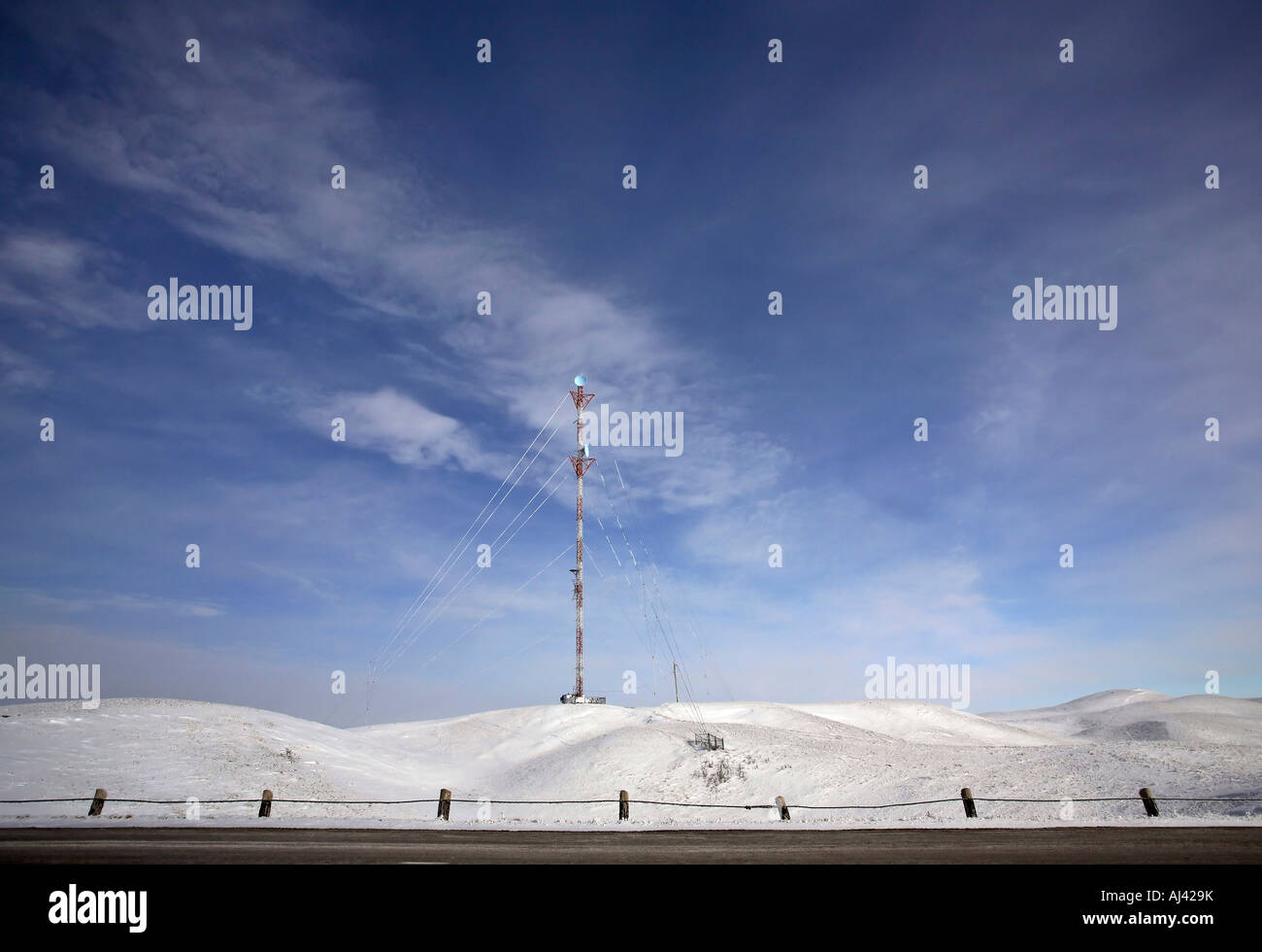Saskatchewan winter scene Stock Photo - Alamy