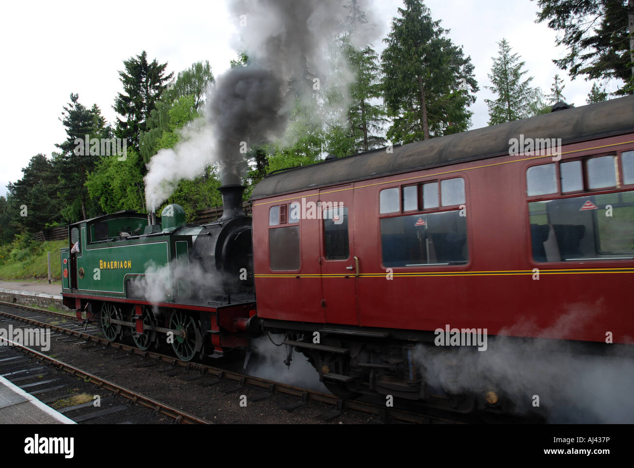 Strathspey steam railway hi-res stock photography and images - Alamy