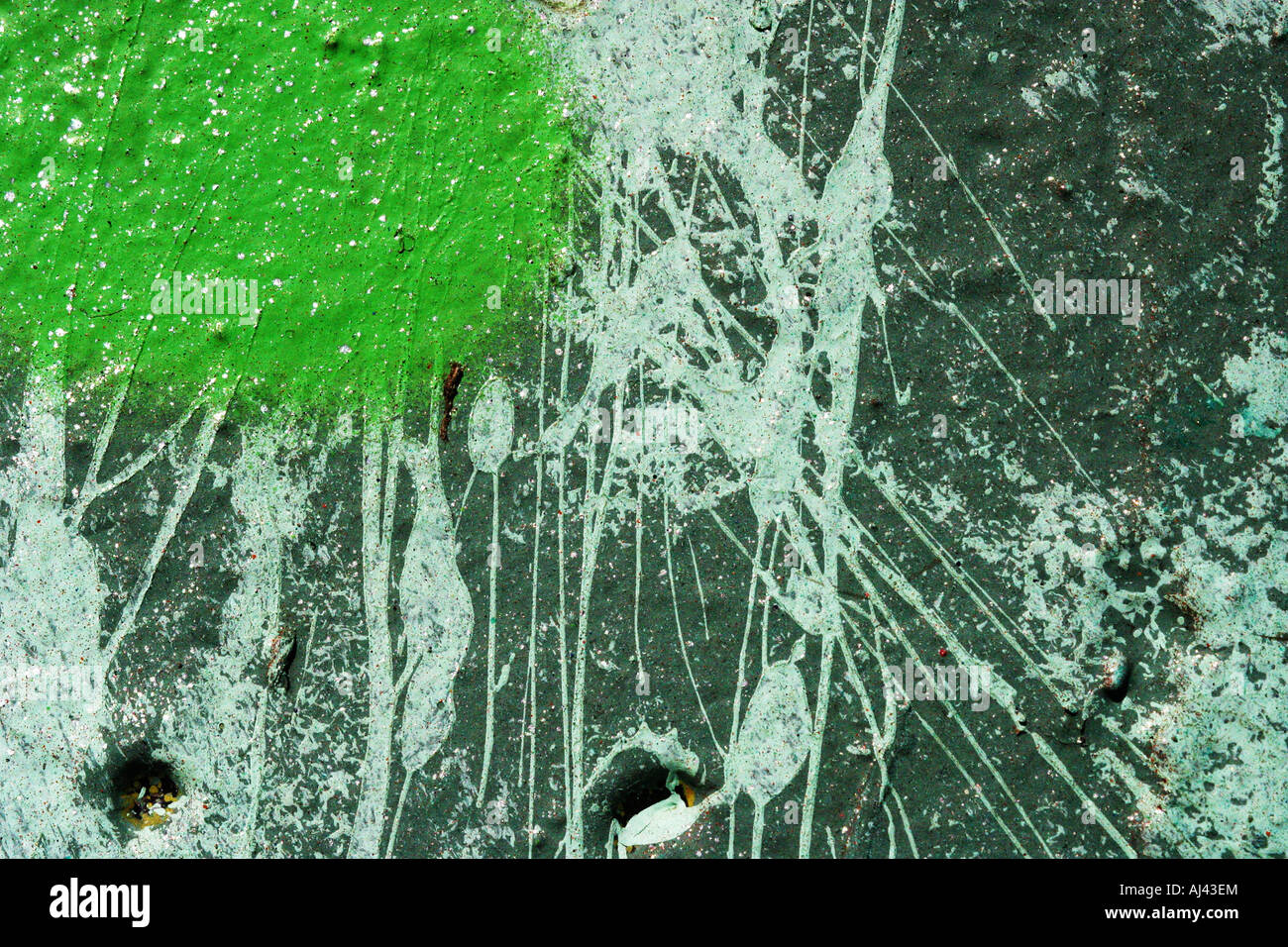 Close up graffiti tag paint work on a textured wall Stock Photo - Alamy