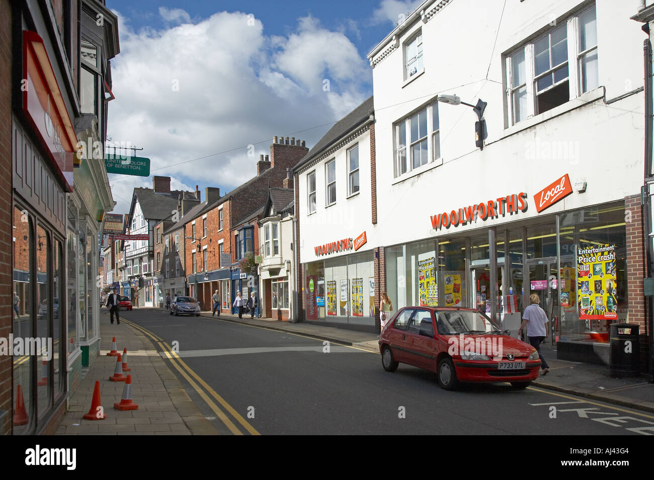 Fishergate Ripon Town Centre North Yorkshire England Stock Photo - Alamy