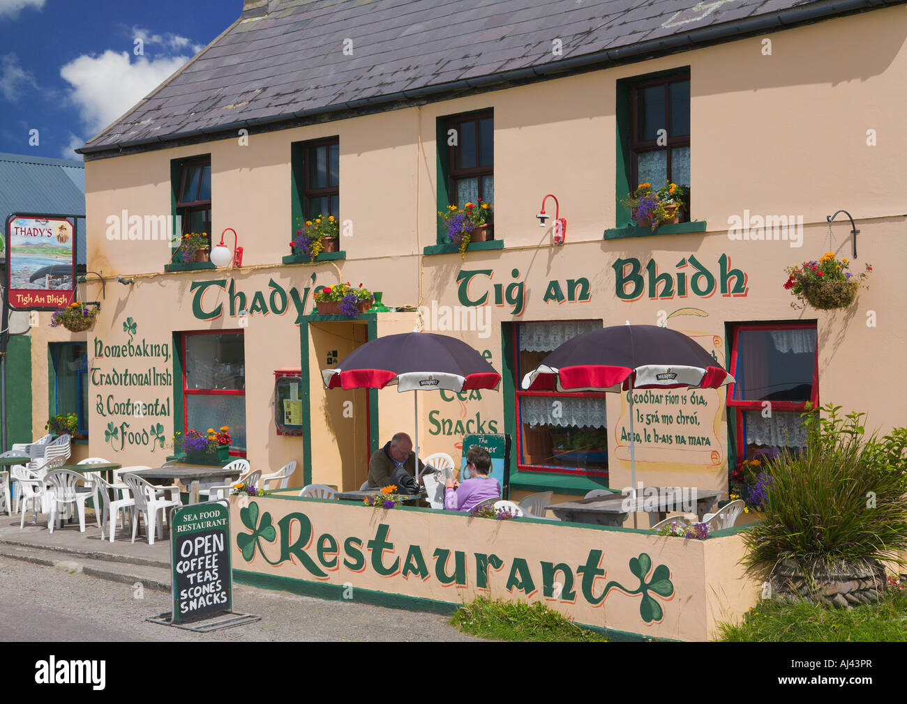 Restaurant Ventry Dingle Peninsula County Kerry Ireland Stock Photo - Alamy