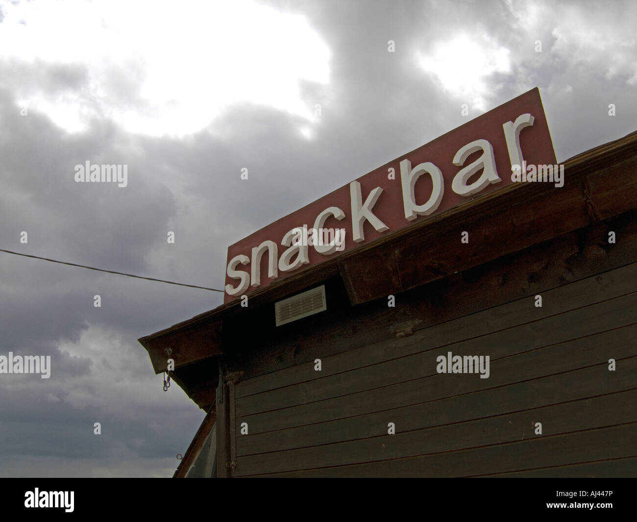 A snack Bar on the beach Stock Photo - Alamy