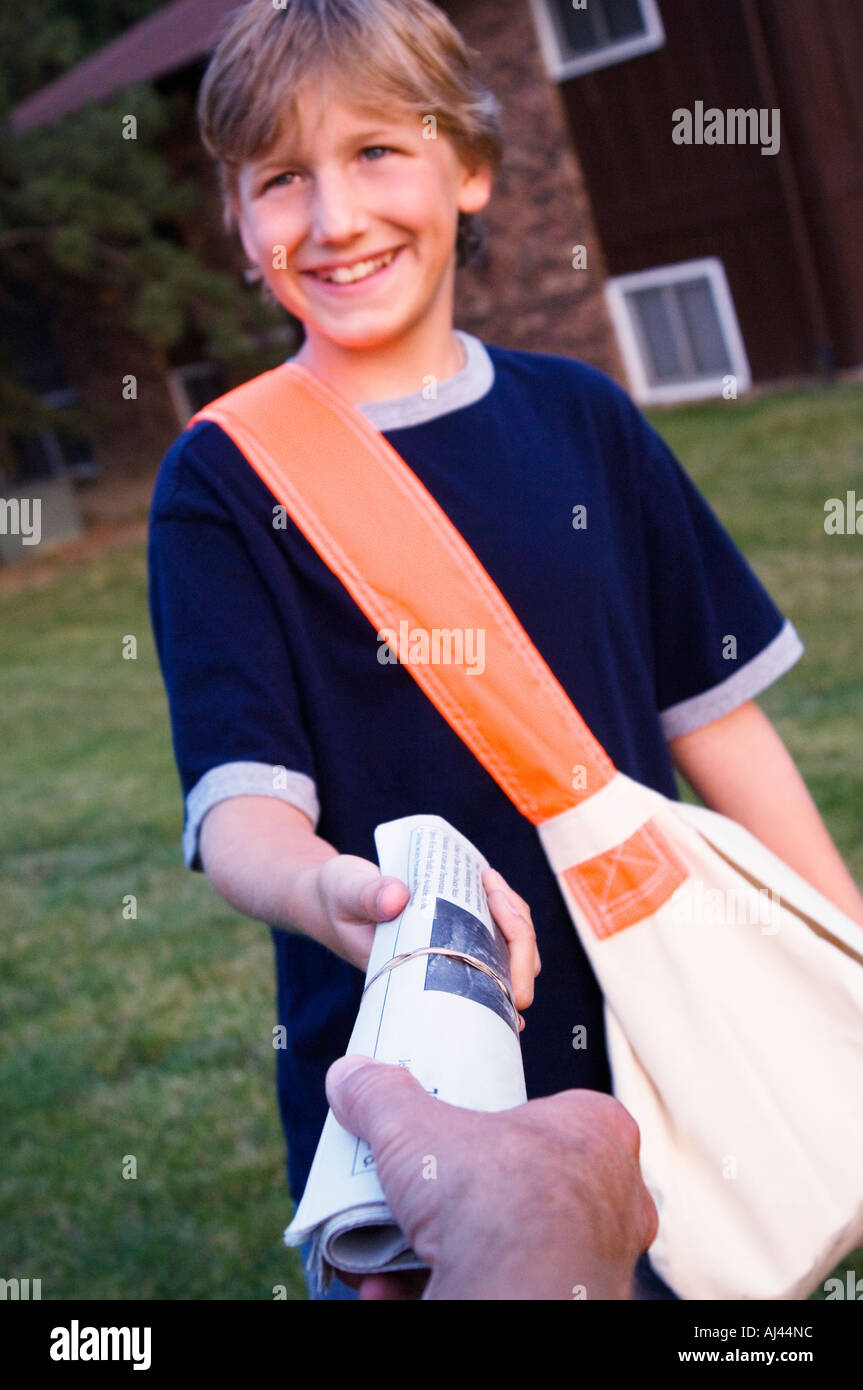 Delivering newspapers hi-res stock photography and images - Alamy