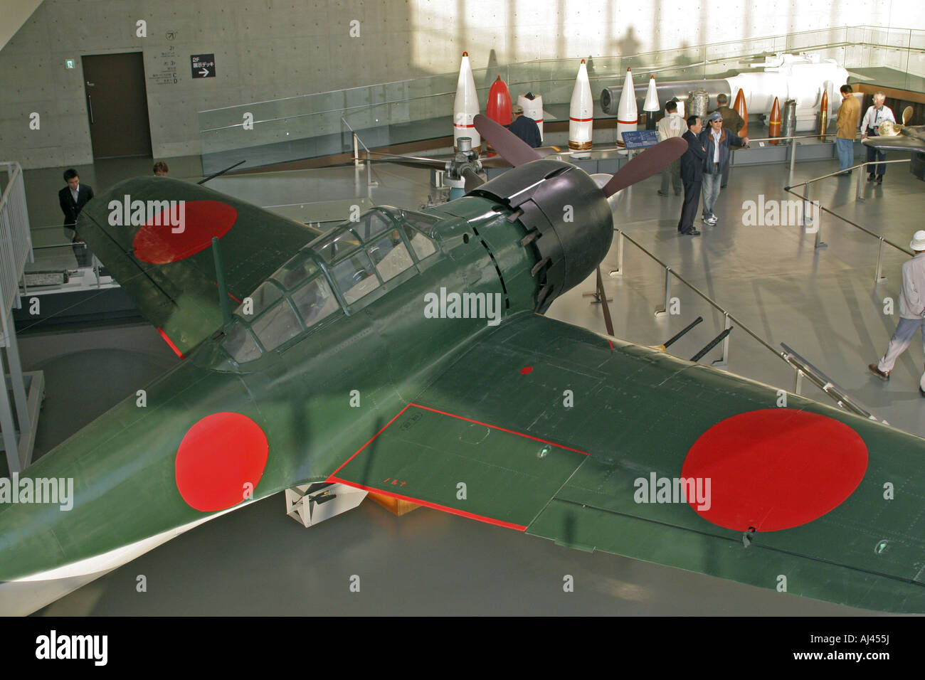 Zero Fighter Aircraft Type 62 displayed at Yamato Museum Kure Hiroshima ...