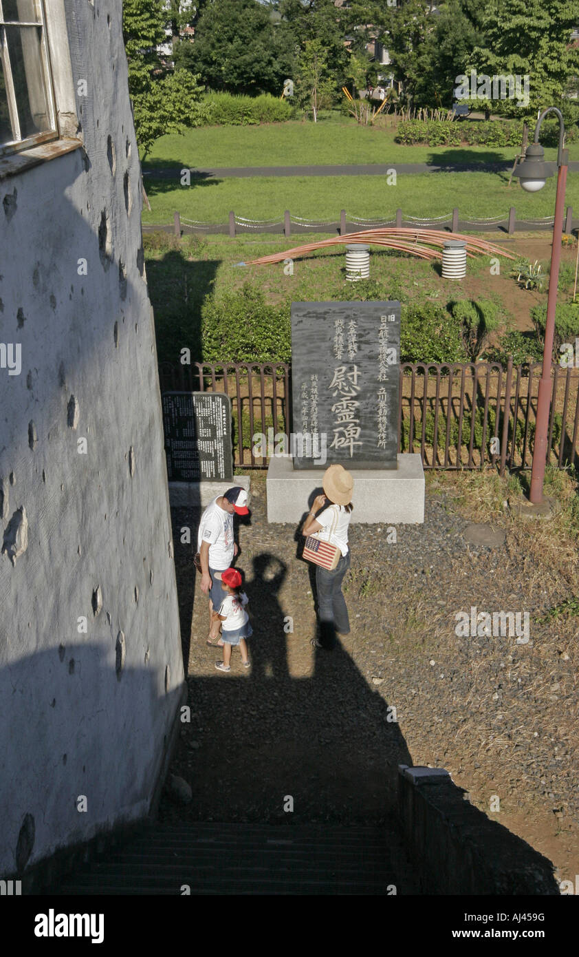 The old Hitachi aircraft factory electrical substation in Higashiyamato ...