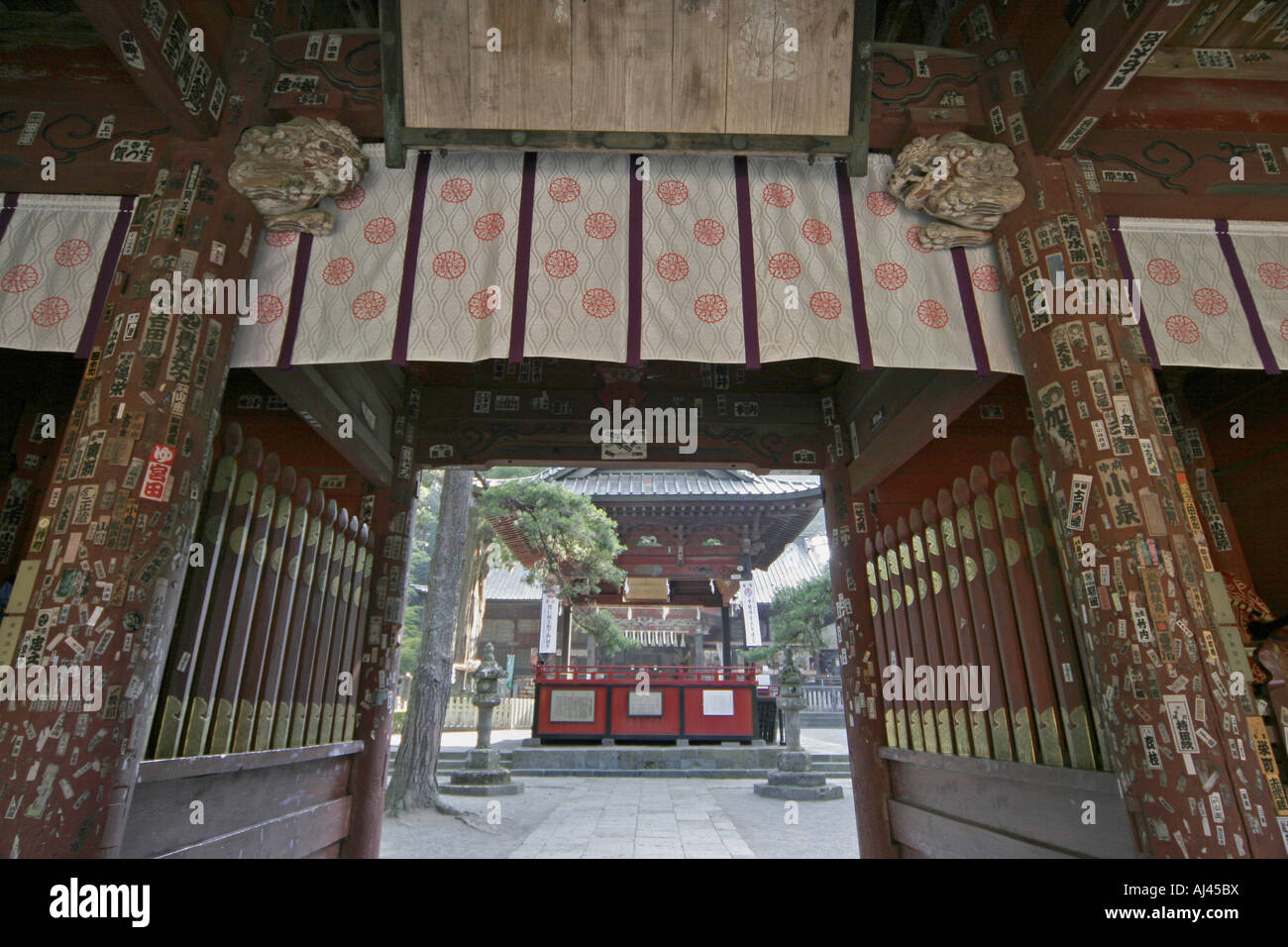 Fuji Sengen Shrine Fujiyoshida city Yamanashi Japan Stock Photo - Alamy