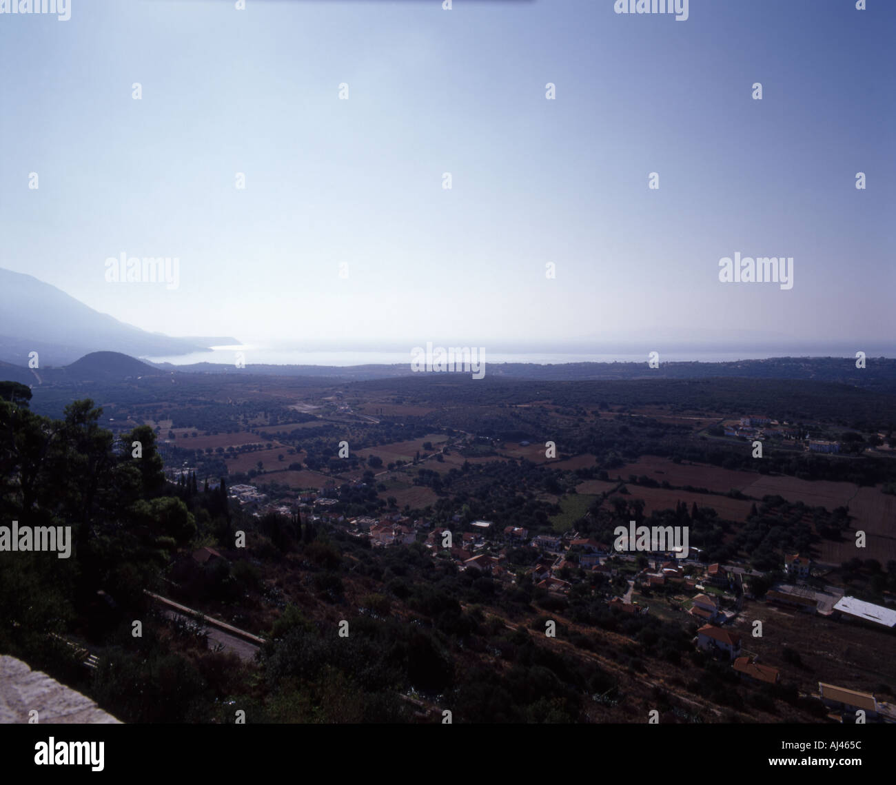Southern Kefalonia Landscape Greece Greek Islands Stock Photo - Alamy
