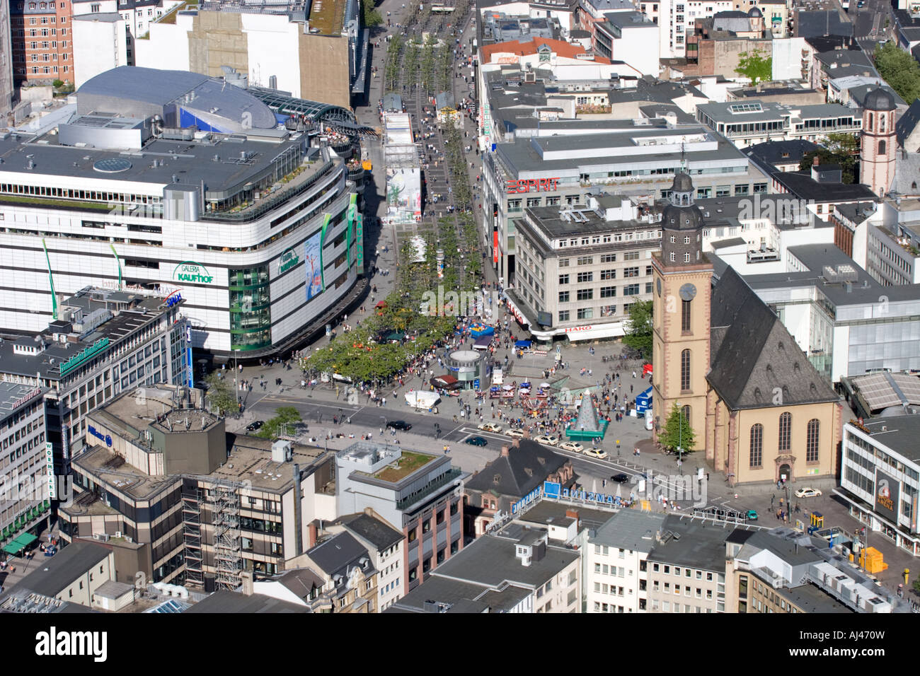 Hauptwache in central Frankfurt Stock Photo - Alamy